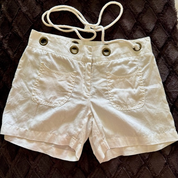 Boston Proper | Shorts | Boston Proper White Womens Shorts With Rope ...
